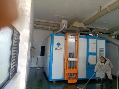 Cina eliminazione automatica di Decomposer dei rifiuti alimentari della trinciatrice di rifiuti organici della larga scala 1000kg in vendita