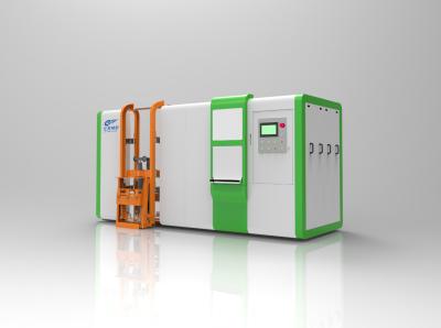 Cina rifiuti alimentari automatici 2000kgs al riciclaggio del cascame vegetale della macchina del fertilizzante in vendita