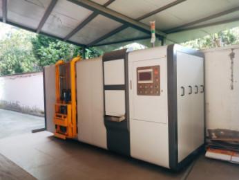 Cina Smerigliatrice commerciale Composting Machine della composta del digestore aerobico dei rifiuti alimentari SUS304 100 chilogrammi in vendita