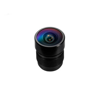 China Low Distortion Car Camera Lens 1.61mm 177 Deg F2.0 Waterproof M12 Mount Lens for sale