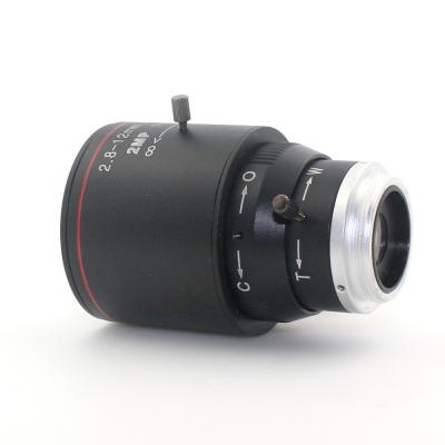Cina 2,0 lente mega 2.8-12mm del supporto di Varifocal C del pixel iride manuale di 1/2» per la macchina fotografica del IP in vendita