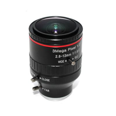 Cina La lente di alta risoluzione 2.8-12mm 3.0MP 1/2 del CCTV di Varifocal» 1/1.6 macchina fotografica del IP del supporto HD di C si è applicata in vendita