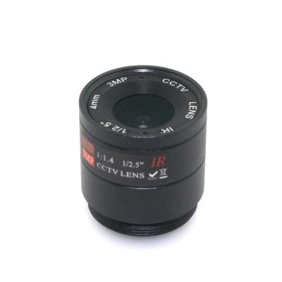Cina Lente 4mm 3MP del supporto del CS dell'apertura F1.4 per macchina fotografica del IP del CCTV di sicurezza del CCD notte/di giorno in vendita