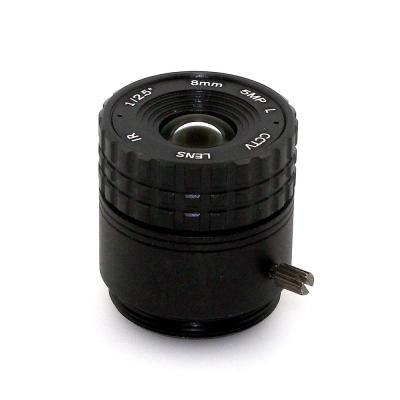 Cina 8mm 5MP cctv Lens CS Mount 1/2.5 CCTV Camera lens fo security CCTV HD IP Camera in vendita