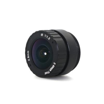 Cina La macchina fotografica Ir del IP notte/del giorno correggeva la durata della vita lunga del supporto F1.2 1/2.5 del CS 3MP della lente 2.8mm in vendita