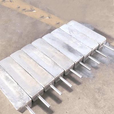 China Ânodo sacrificial AZ31B AZ61 AZ91 Mag Anode do magnésio padrão americano à venda