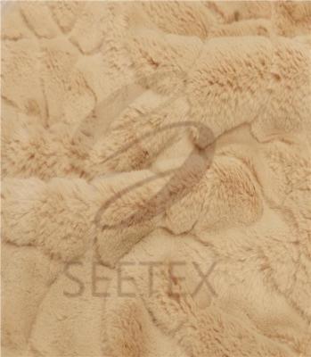 China Textured rabbit faux fur/fake fur for sale