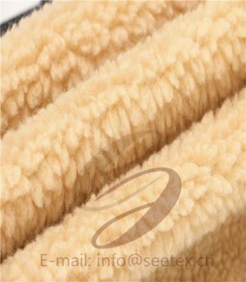 China Sherpa faux fur/ fake fur for sale