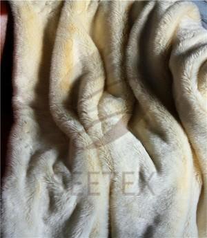 China Rabbit/cony hair faux fur throw for sale
