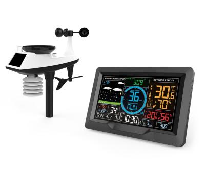 Cina 205*130*32mm Stazione meteorologica wireless automatica con sensore e misuratore di pioggia in vendita