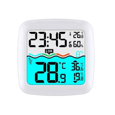 China OBM Customized Support Indoor And Outdoor Solar Powered Wireless Digital Pond Or Floating Pool Thermometer for sale