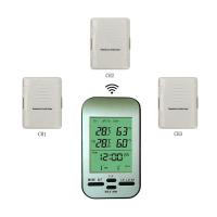 China Home Wireless Temperature And Humidity Meter With Clock And Weather Forecast Function for sale