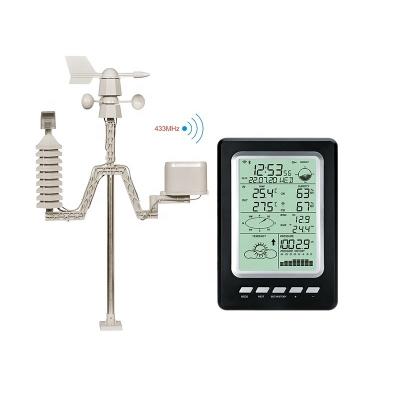 China Outdoor Solar Weather Forecast Station For Temperature Humidity And Rainfall Monitoring for sale