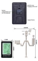China Wireless Temperature Humidity Sensor And Customized Support For Sales Weather Station for sale