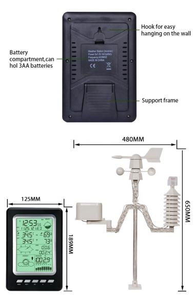 Quality Smart Weather Station With High Accuracy Humidity Sensor And Weather Forecast for sale