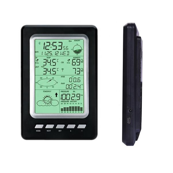 Quality Smart Weather Station With High Accuracy Humidity Sensor And Weather Forecast for sale