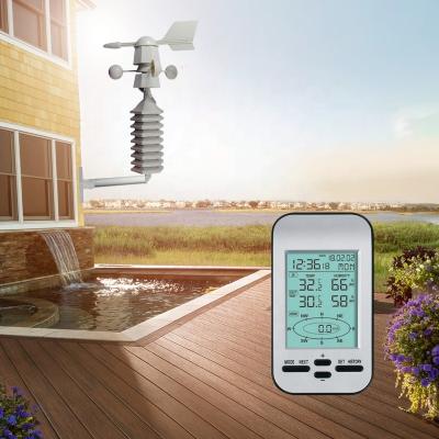 China Wireless Outdoor Smart Weather Station Windrichtung Windgeschwindigkeit Temperatur und Luftfeuchtigkeit zu verkaufen