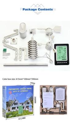 China WS3030 Solar Energy Wireless Weather Station Automatic Temperature Measurement For Outdoor for sale