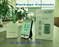 China Home Multi-Room LCD Screen Wireless Temperature And Humidity Sensor With Alarm Clock for sale