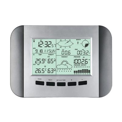 China Wireless Indoor And Outdoor Thermometer With Solar Sensor Temperature Accuracy ±1.0°C for sale