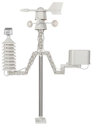 China Outdoor Temperature Range -40 To 60 ° C Radio WIFI Weather Station With Color Display for sale