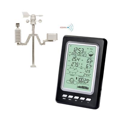 Cina WIFI Display di energia solare Temperatura e umidità Stazione meteorologica per il monitoraggio esterno in vendita