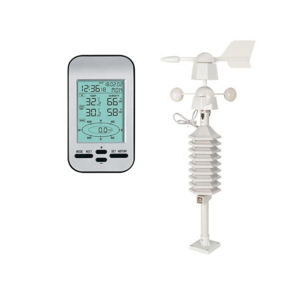 Stazione meteorologica wireless esterna Sensore di temperatura, umidità, direzione del vento e velocità