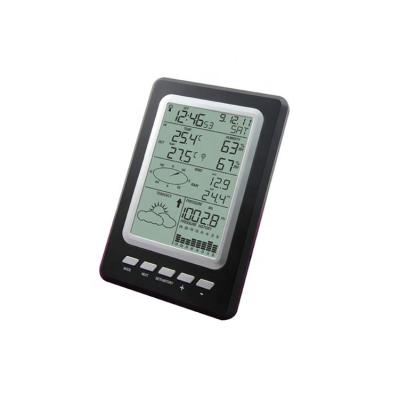 Cina 18.9*12.5*2.7cm Stazione Meteorologica Con Regnometro Wireless E Igrometro Temperatura in vendita