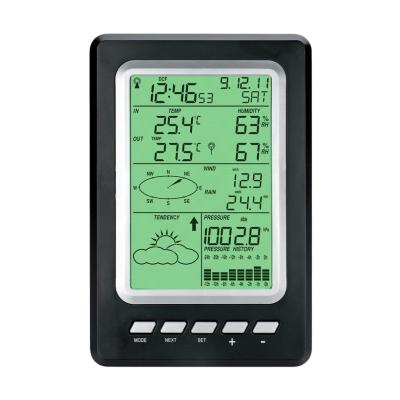 China Weather Station Internet Wireless With Outdoor Sensor Rain Gauge Wind Gauge 1.8KG for sale