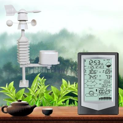 Cina Supporto personalizzato OEM dati scaricabile stazione meteorologica solare per peso esterno 1,8 kg in vendita