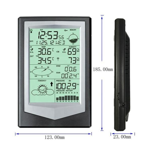 Quality Home Outdoor Wireless Rain Forecast Station With Professional Wind Speed And for sale