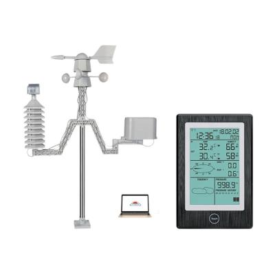 Cina WS1050A Farma solare wireless Stazione meteorologica per la temperatura umidità Velocità del vento Previsioni delle piogge in vendita