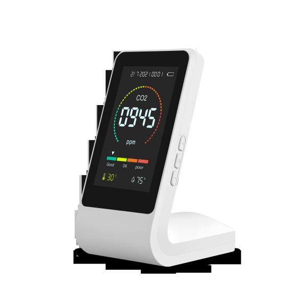 WS -T03 Infrared Carbon Dioxide Detector Indoor And Outdoor Temperature Detection CO2 Three In One Air Detector