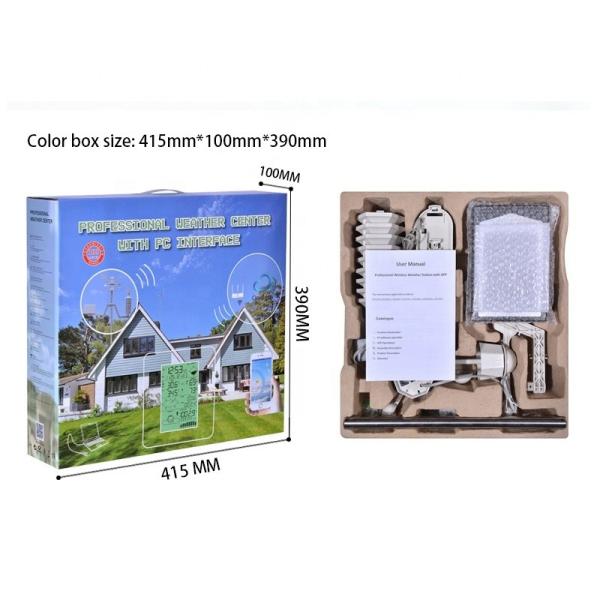 Quality Temperature And Humidity Sensor Outdoor Weather Station For Precise Weather for sale