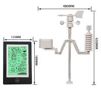 China Compact Multifunctional Weather Station With Wind Speed And Direction Rainfall Automatically for sale