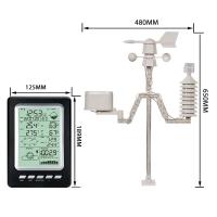 China Wifi Enabled Weather Station With Automatic Anemometer And Wireless Rainfall Sensor for sale