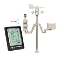 China Wifi Enabled Weather Station With Automatic Anemometer And Wireless Rainfall Sensor for sale