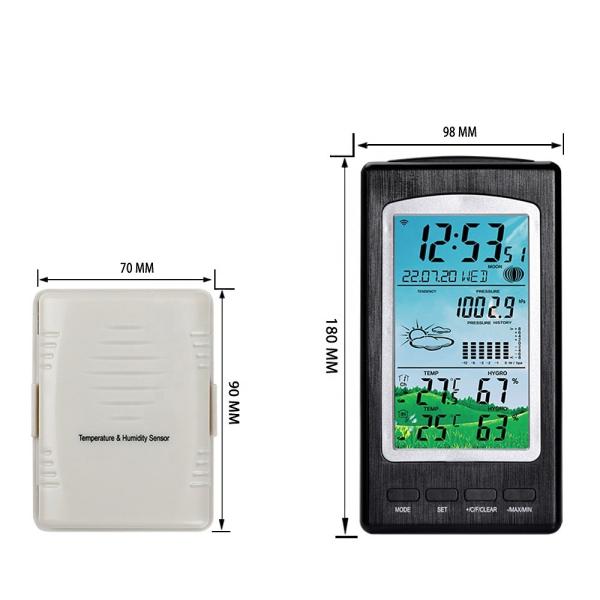 Sensor Color Screen Clock Thermohygrometer Wifi Thermometer Hygrometer