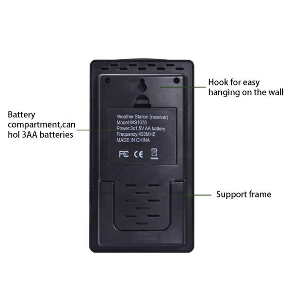 Sensor Color Screen Clock Thermohygrometer Wifi Thermometer Hygrometer