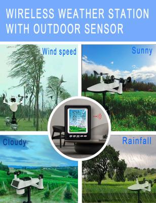China Professionelle kleine drahtlose Wetterstation 5 in 1 zu verkaufen