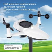 China Wireless Solar Powered Weather Station With Outdoor Sensor for sale