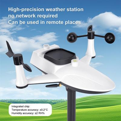 China Solar Powered Weather Station Wireless Indoor Outdoor OEM ODM for sale