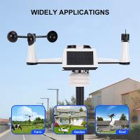 China Wireless Solar Powered Weather Station With Outdoor Sensor for sale