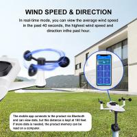 China Wireless Solar Powered Weather Station With Outdoor Sensor for sale