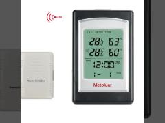 OEM Support Home Decor Radio Remote Controlled Thermohygrometer With Three Remote Sensors