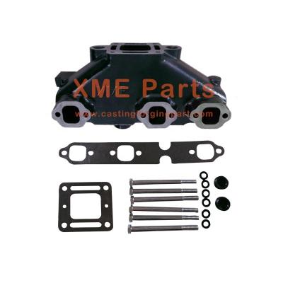 China Marine V6 Cast Iron Exhaust Manifold for Mercruiser 229 262 Engine Replaces 99746 for sale