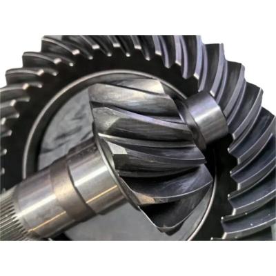 China Near-net Shape Forging Customized Stainless Steel Straight Spiral Gear Forged Bevel Gear for sale