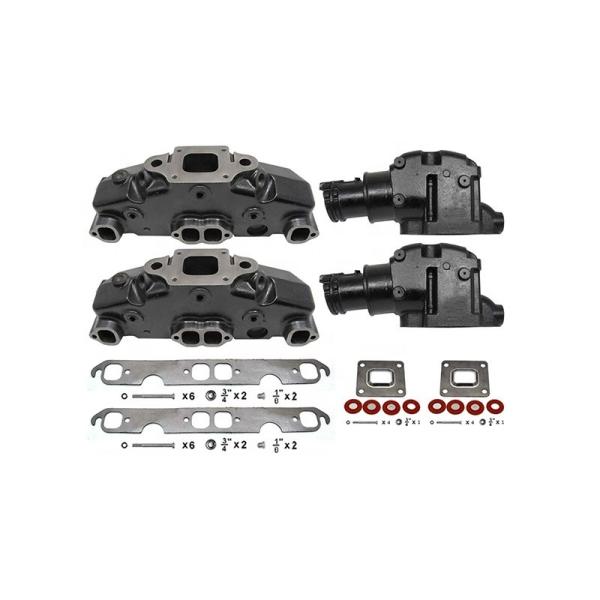 Quality Cast Iron Marine Exhaust Manifolds Castings for High Temperature Applications for sale