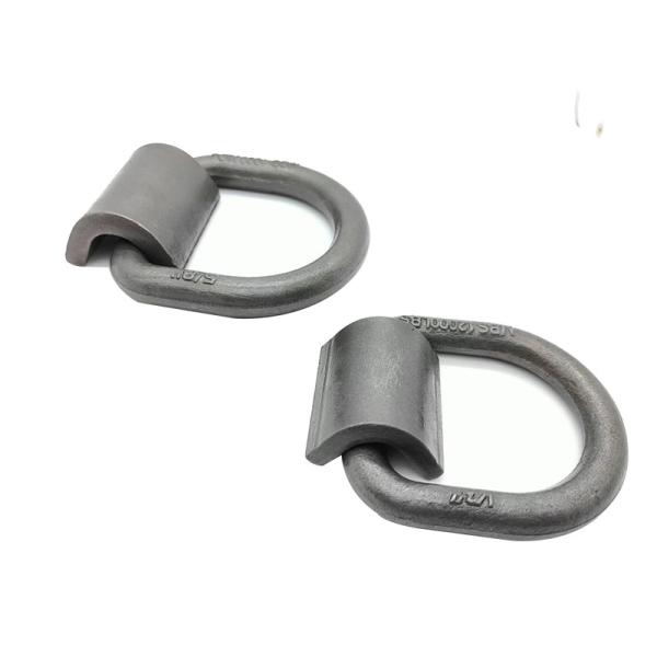 Quality Carbon Steel Heavy Duty Trailer Weld On D Ring Forging Process and Surface for sale