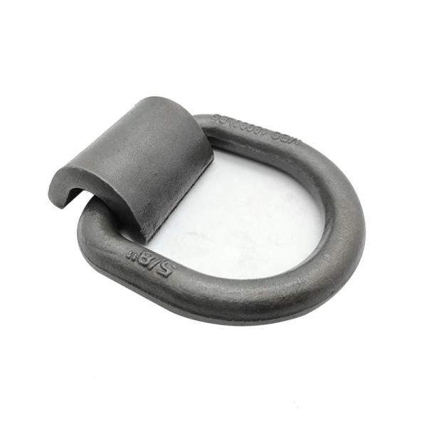 Quality Carbon Steel Heavy Duty Trailer Weld On D Ring Forging Process and Surface for sale